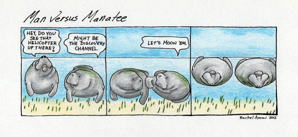 The Discovery Channel – Man versus Manatee