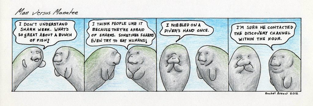 Shark Week – Man versus Manatee